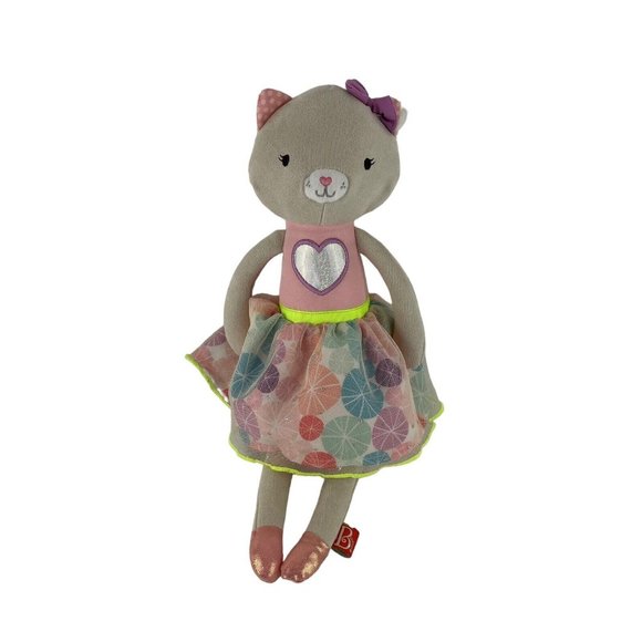 B. Softies | Toys | B Softies Pink Cali Cat Tippy Toes Ballerina Plush ...